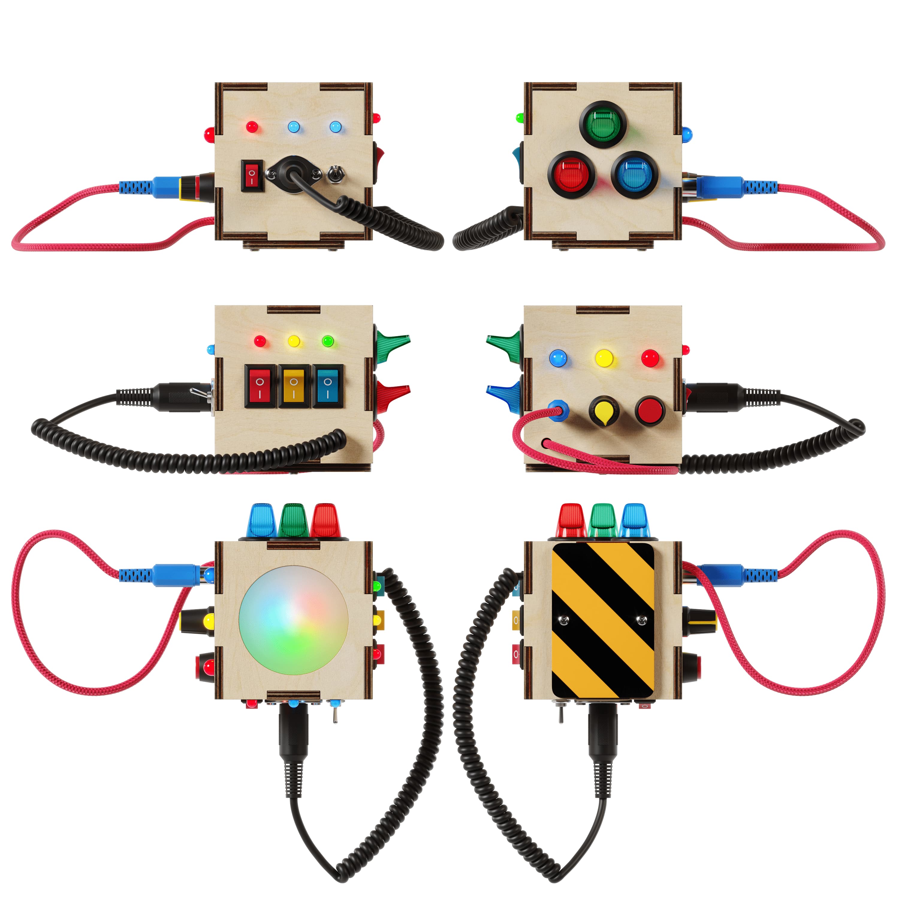 Busy Board Cube 3x3 in – MontoToys